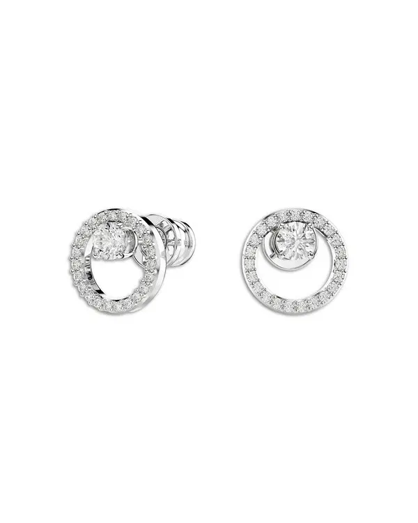 SWAROVSKI Constella Crystal Stud Earrings - Silver