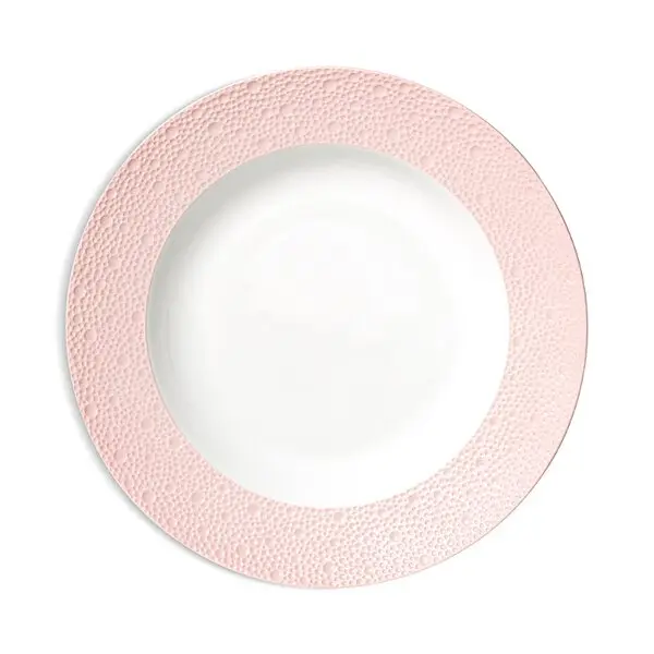 Bernardaud Ecume Rose Rim Soup Bowl - No Color