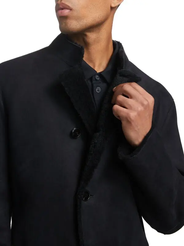Giorgio Armani Suede Shearling Jacket