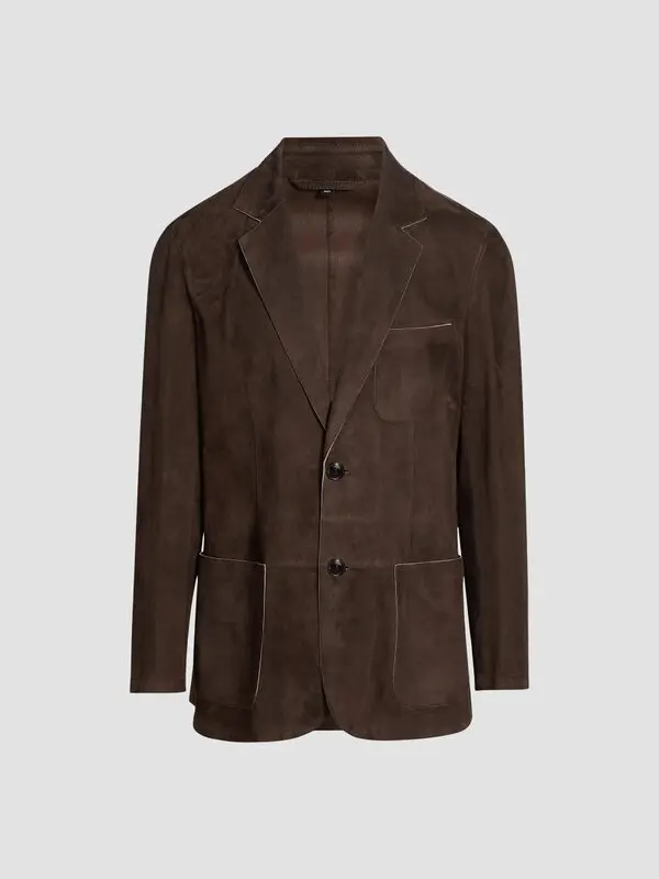 Giorgio Armani Tailored Suede Jacket