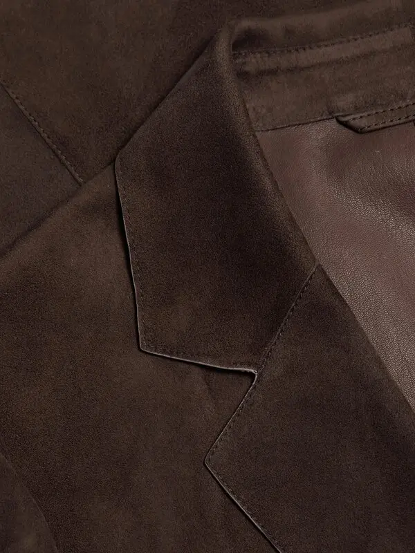 Giorgio Armani Tailored Suede Jacket