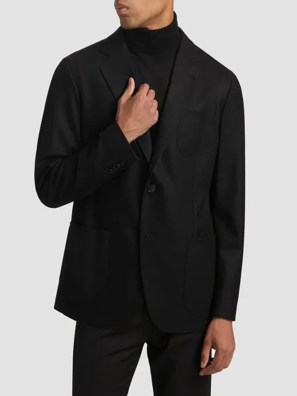 Giorgio Armani Cashmere Stretch Upton Jacket
