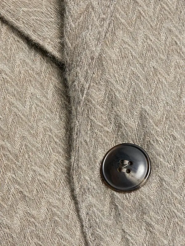 Giorgio Armani Chevron Cashmere-silk Upton Jacket