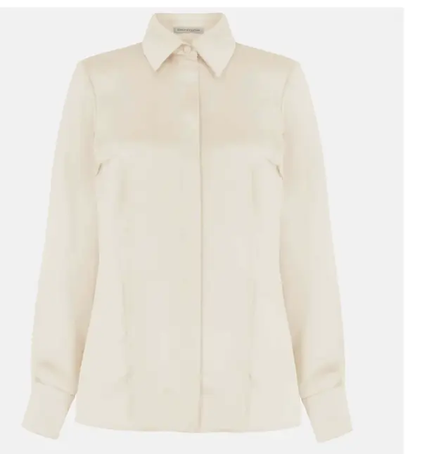 EMILIA WICKSTEAD Ravanne Shiny Satin Shirt