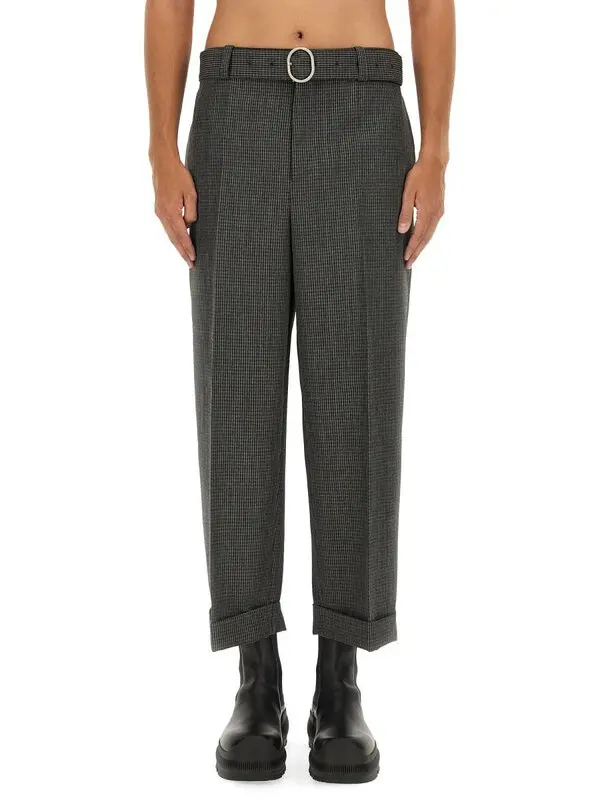 Buy JIL SANDER Wool Trousers - Grey At 52% Off | Editorialist