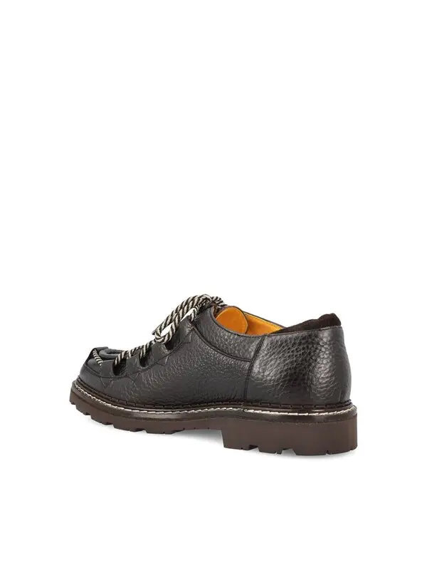 Doucals Brown Low Schuhe With Polished Leather Upper - NWT Men main image 2