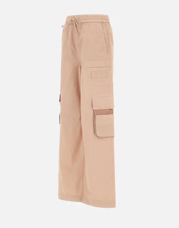 Iceberg Cotton Poplin Joggers In Beige 33% Off Editorialist
