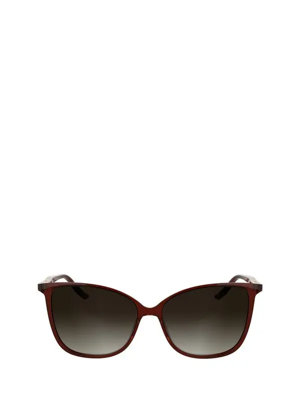 Calvin Klein Cat-eye Sunglasses - Transparent Burgundy