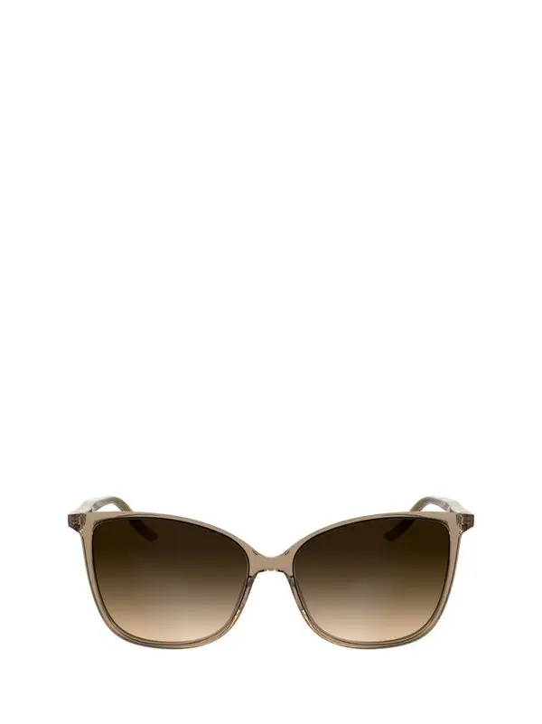 Calvin Klein Cat-eye Sunglasses - Transparent Brick