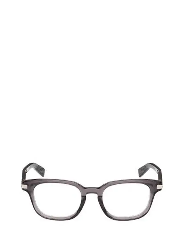 Zegna Square Eyeglasses - Shiny Grey