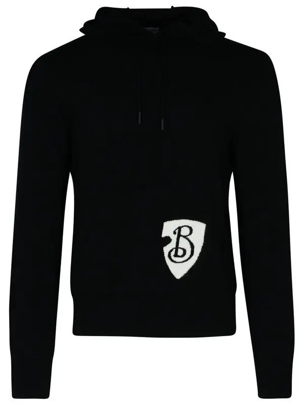 Burberry Wool Blend Sweatshirt - Black