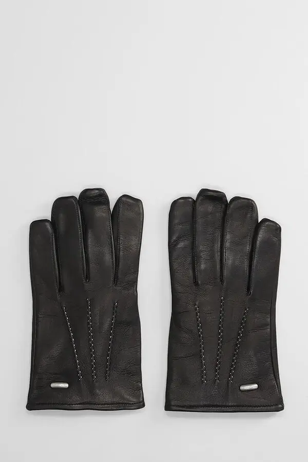 Our Legacy Leather Gloves - Black