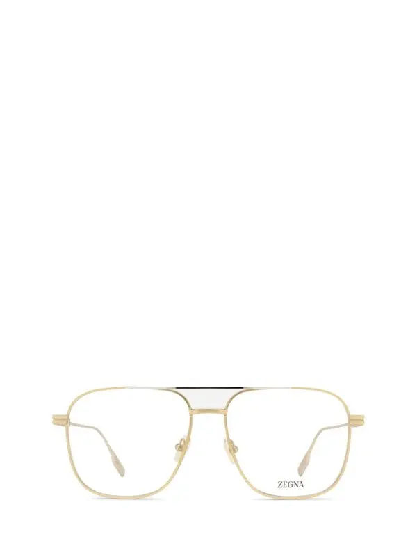 Zegna Aviator Eyeglasses - Matte Light Bronze