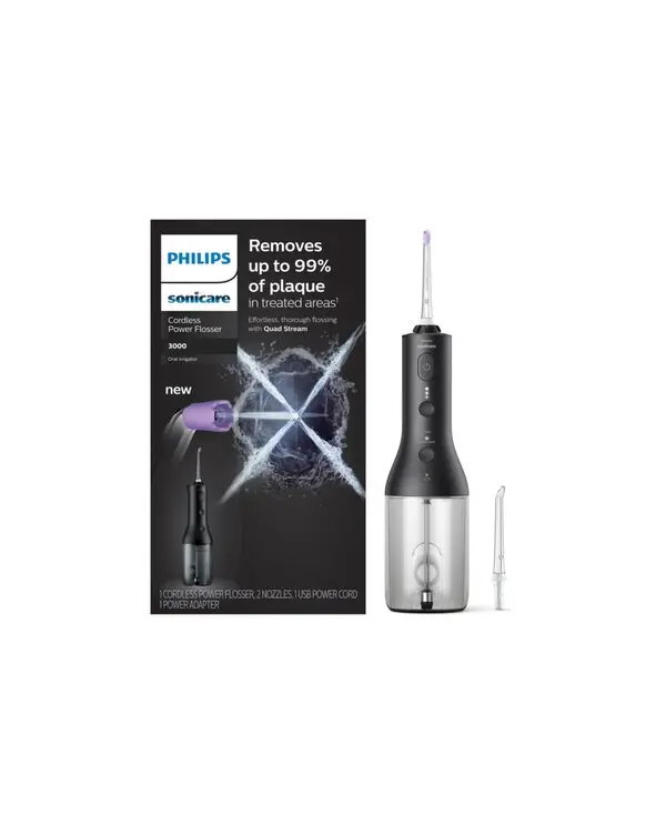 SONICARE Philips Cordless Power Flosser 3000 - Black