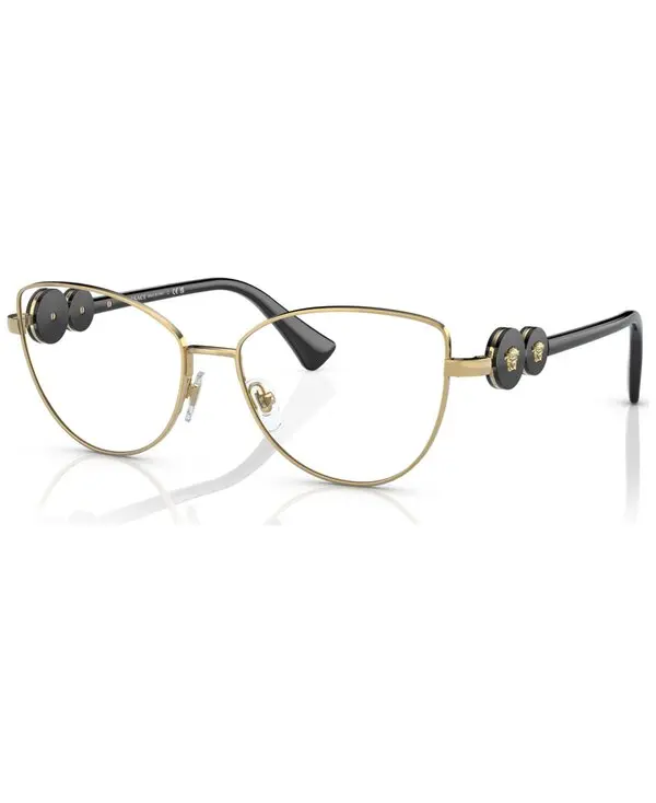 Versace Cat Eye Eyeglasses - Gold-tone