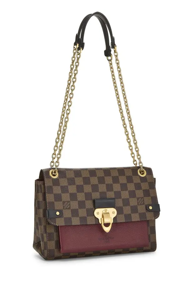 LOUIS VUITTON Damier Ebene Vavin Shoulder Bag - Brown