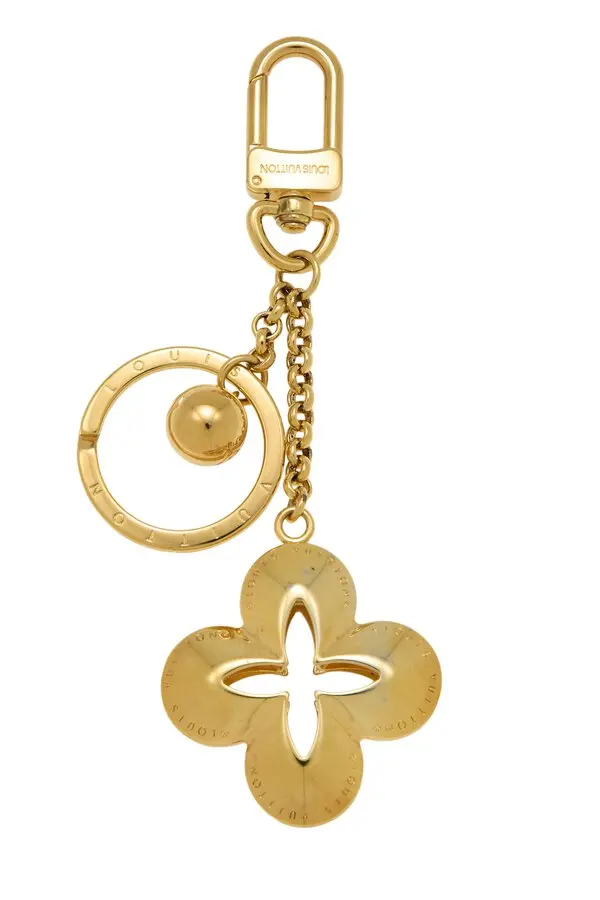 LOUIS VUITTON Porte Cles Eclipse Bag Charm - Gold