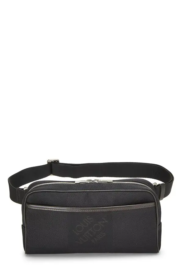 LOUIS VUITTON Damier Geant Canvas Acrobat Belt Bag - Black