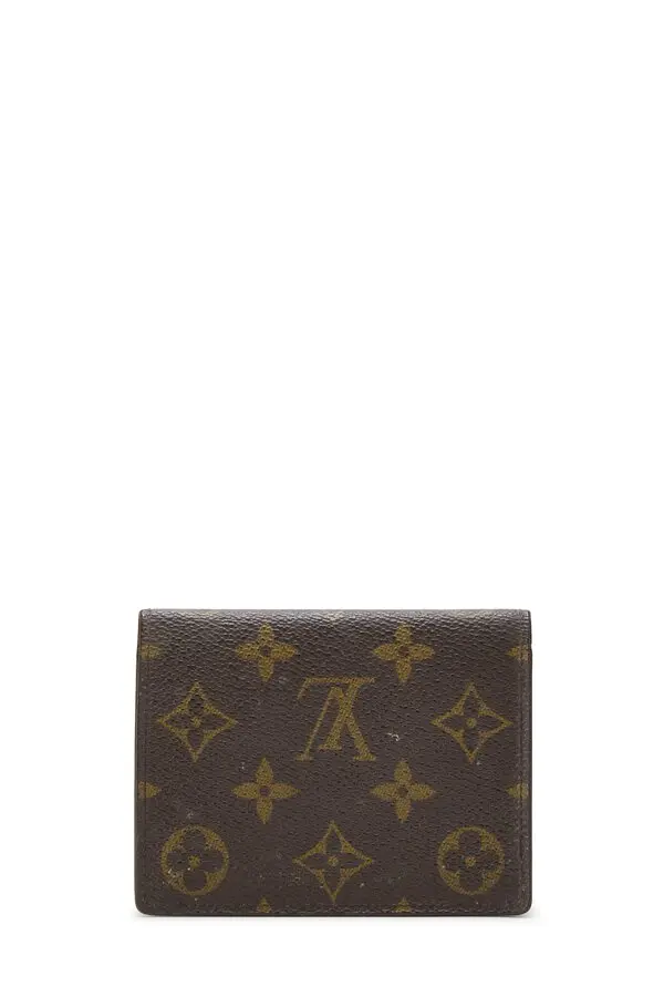 LOUIS VUITTON Monogram Canvas Japon Singapour Card Case