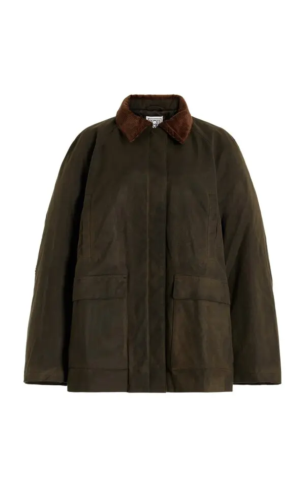 TOTEME Country Cotton Jacket - Green