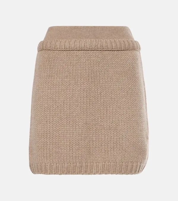 LISA YANG Lovi Cashmere Miniskirt - Beige