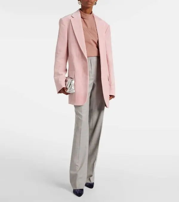 Dries Van Noten Checked Wool Trousers