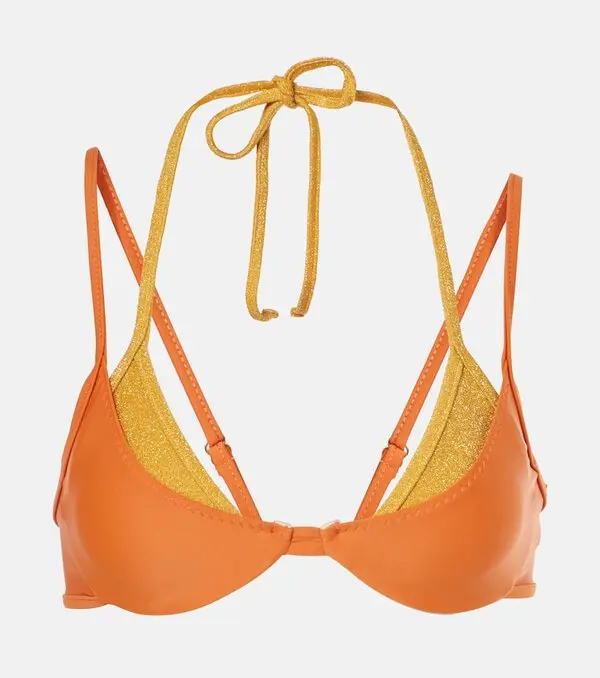 SAME Layered Bikini Top - Orange