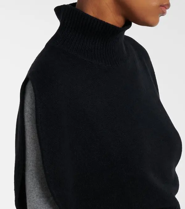 LISA YANG Zaya Knitted Cashmere Sweater - Black