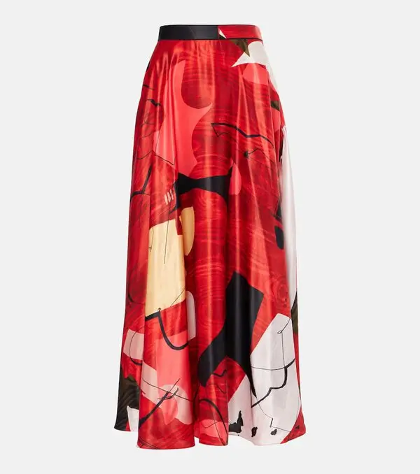 ROKSANDA Ameera Printed Maxi Skirt - Multicoloured