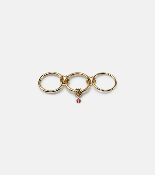 SPINELLI KILCOLLIN Piera Sapphire Linked Rings - Gold