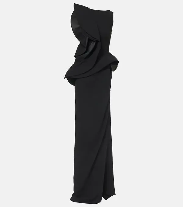 Maticevski Fateful Ruffled Gown - Black