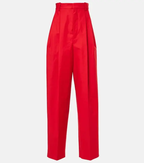 Jacquemus Curzio High-rise Wide-leg Pants - Red