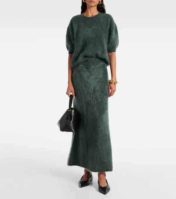 LISA YANG Juniper Cashmere Top - Green