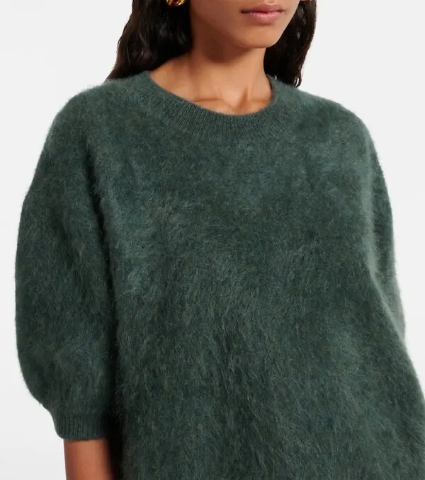 LISA YANG Juniper Cashmere Top - Green