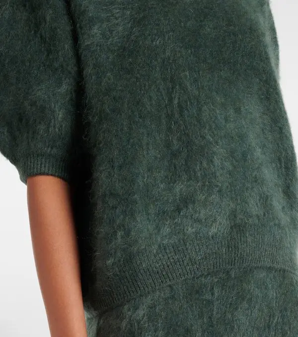 LISA YANG Juniper Cashmere Top - Green