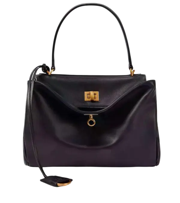 Balenciaga Rodeo Small Leather Tote - Black