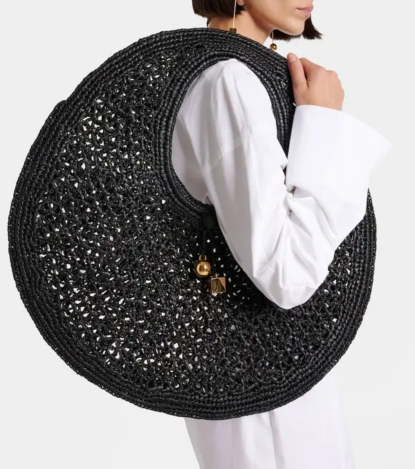 Jacquemus Spiaggia Raffia Shoulder Bag