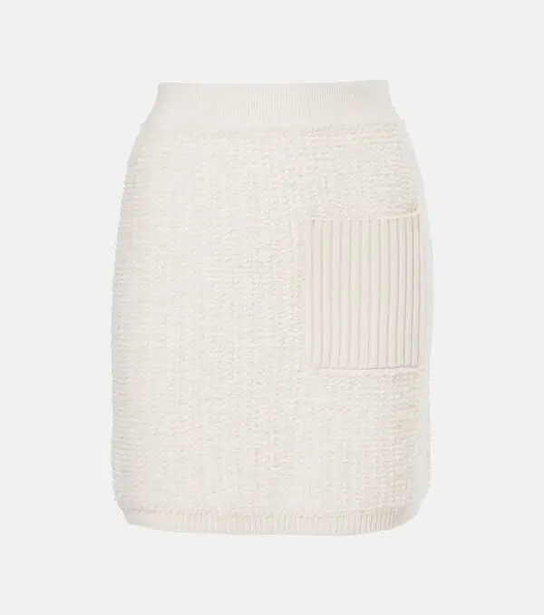 LISA YANG Imogen Knitted Cashmere Miniskirt