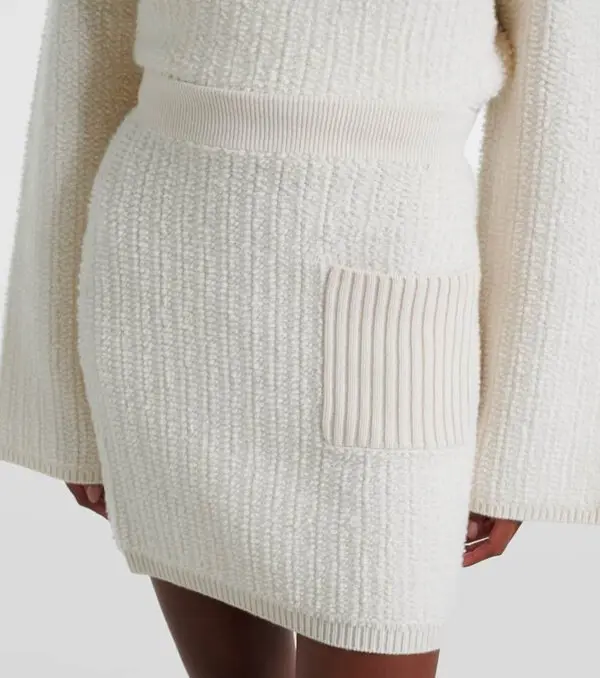 LISA YANG Imogen Knitted Cashmere Miniskirt