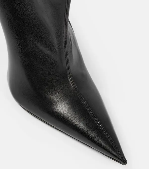 Balenciaga Avenue Leather Over-the-knee Boots