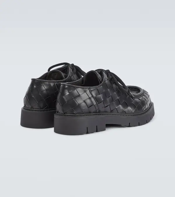 Bottega Veneta Haddock Leather Derby Shoes