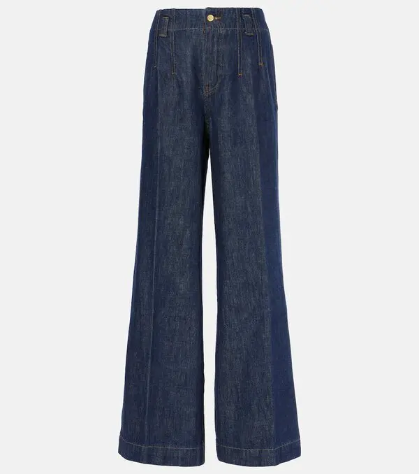 FRAME High-rise Wide-leg Jeans