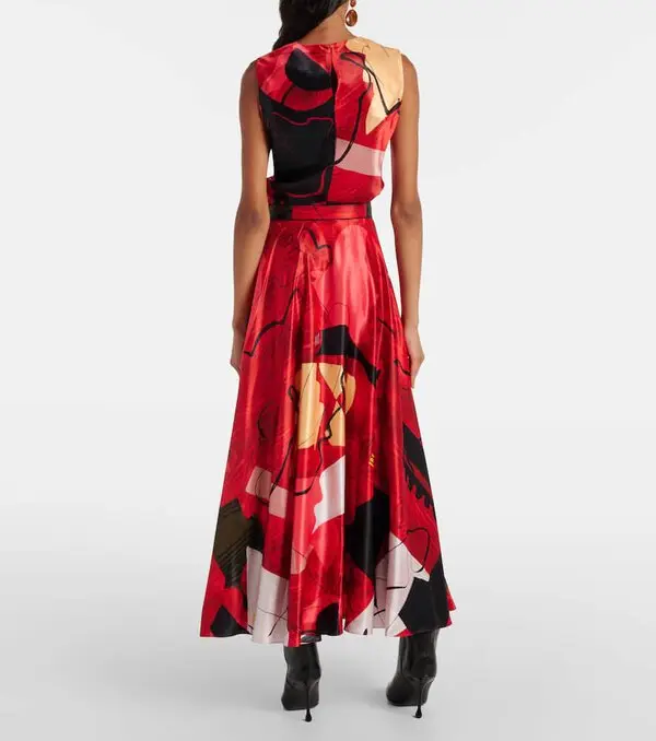 ROKSANDA Ameera Printed Maxi Skirt - Multicoloured