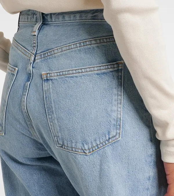 AGOLDE Luna High-rise Barrel-leg Jeans - Blue