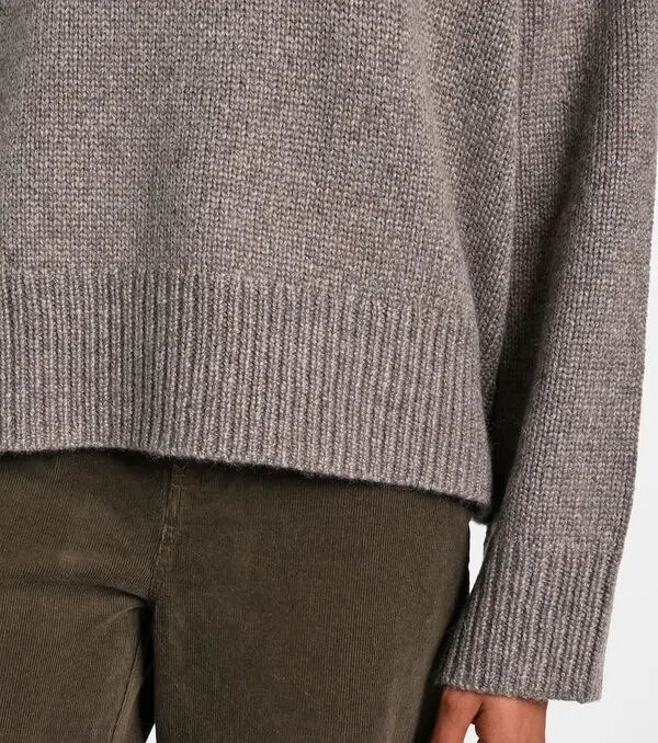 NILI LOTAN Tabitha Cashmere Turtleneck Sweater - Brown