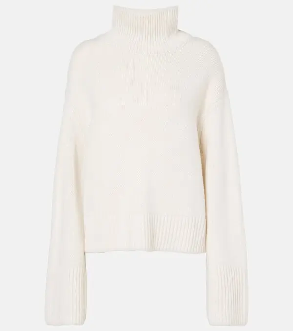 LISA YANG Fleur Cashmere Turtleneck Sweater