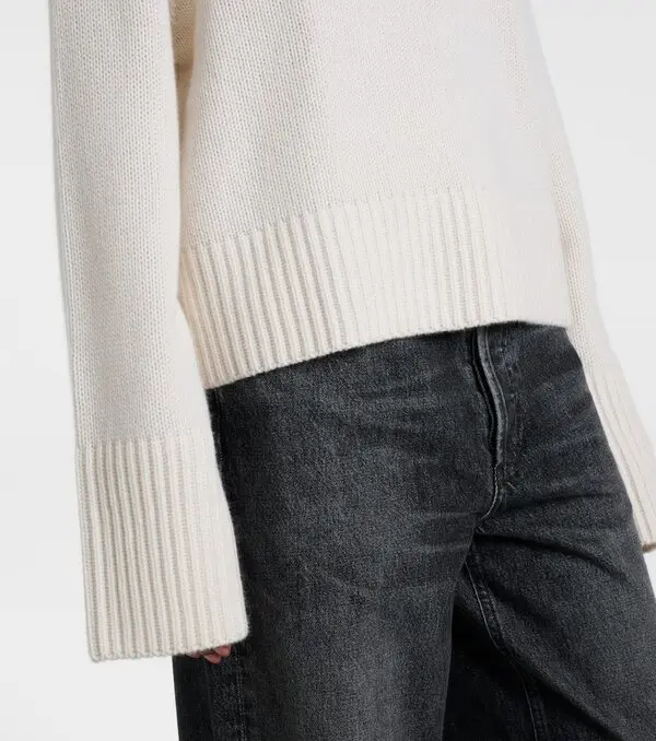 LISA YANG Fleur Cashmere Turtleneck Sweater
