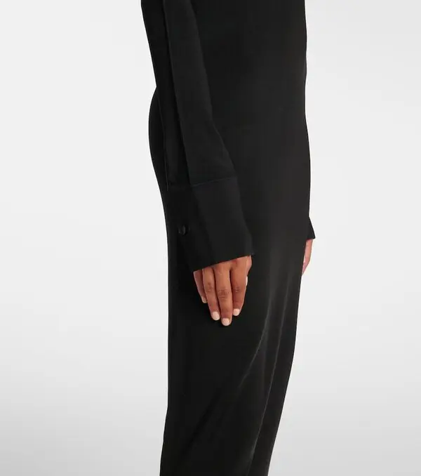 Galvan Iris Turtleneck Maxi Dress