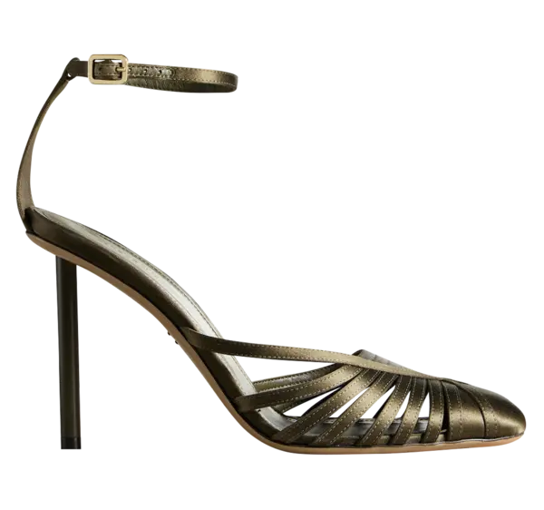 FERRAGAMO Ermelia 95 Satin Pumps