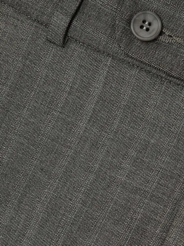 BETTTER Office Party Asymmetric Wool-blend Skirt